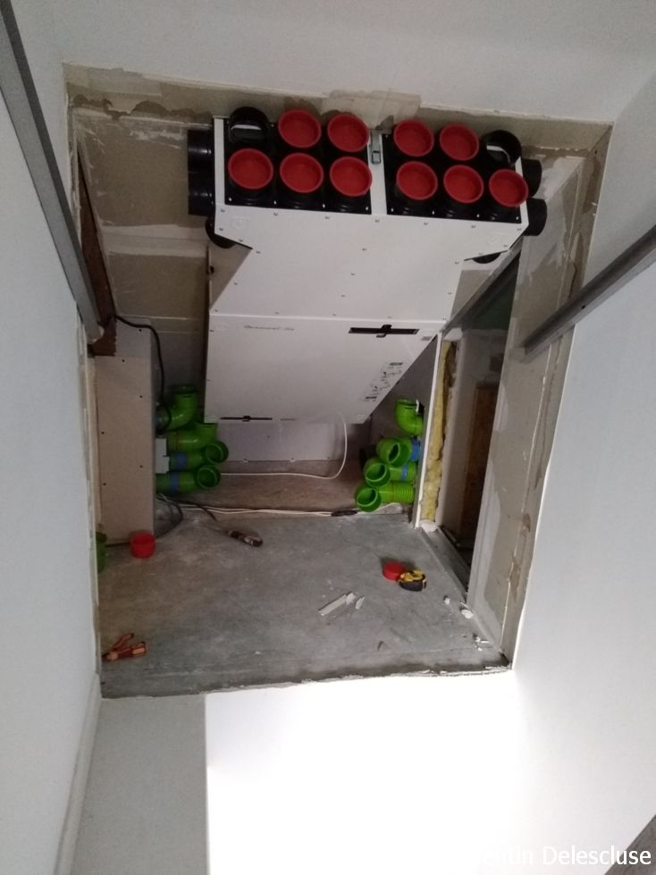 Objectif 15 » VMC double flux extra-plate installée à Rouen en Rénovation